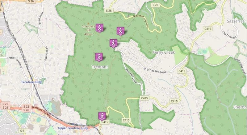 Belleview Terrace Loop | Dandenong Ranges National Park Tourism Information